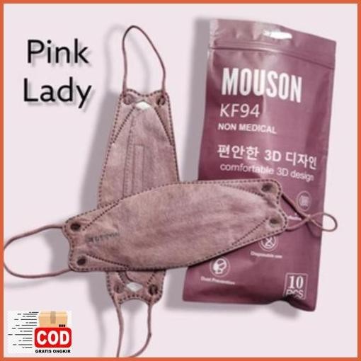 Jual New Arrival Masker Kf94 Mouson 4 Ply Isi 10 Pcs Semarang Harga Hemat | Shopee Indonesia