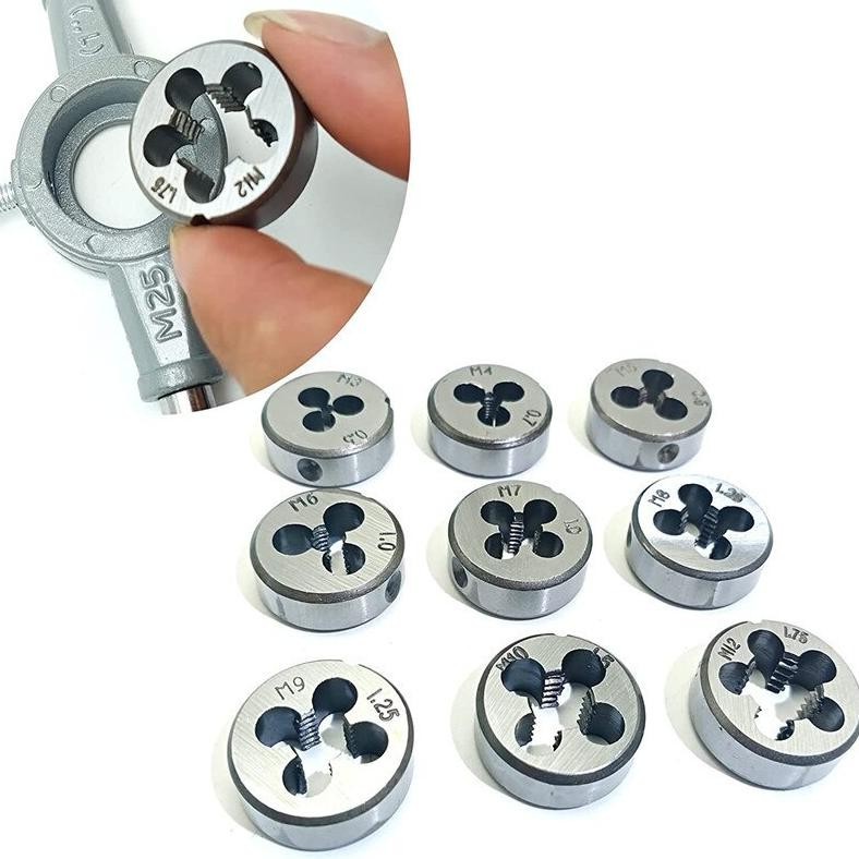 Jual DFG 40PCS HAND TAP TAPS DIE DIES SENAI SNAI DRAT MUR ULIR KODENKI ...
