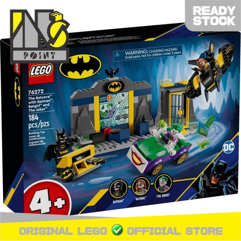 Jual LEGO 76272 - Super Heroes - The Batcave with Batman, Batgirl and ...