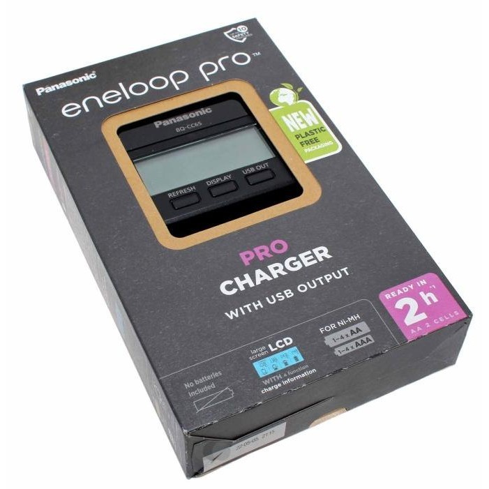 Jual Panasonic Eneloop Charger Lcd Pro Charger Bq Cc65 Exc Battery
