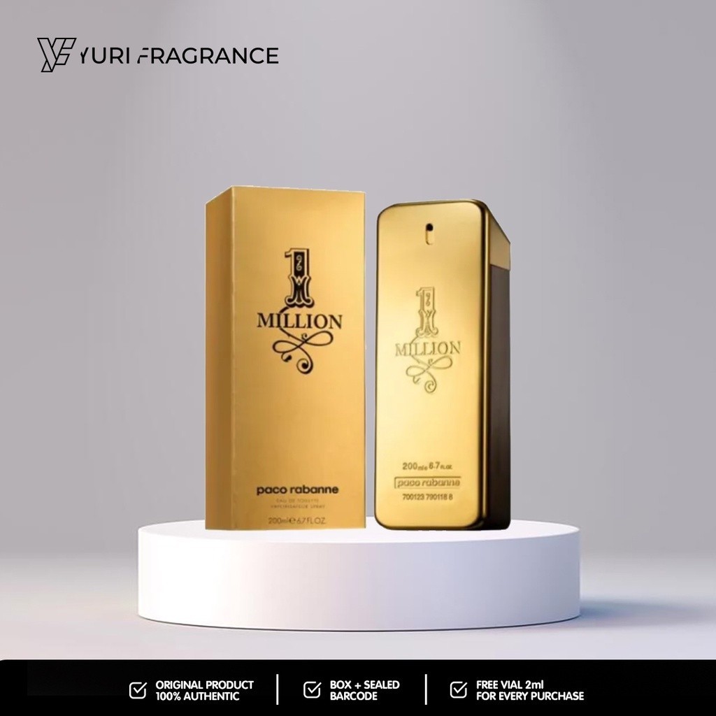 Jual Paco Rabanne 1 Million EDT 100ml Original Box Segel Lengkap ...