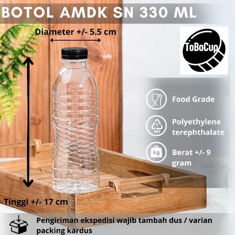 Jual Penawaran Terbatas Botol AMDK 330ml Short Neck/ Botol Air Mineral ...