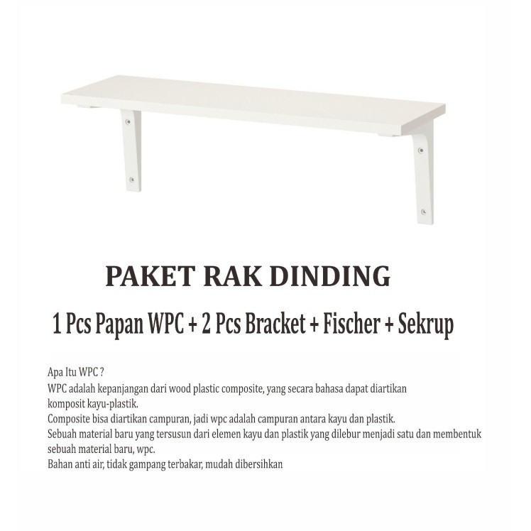 Jual Far Meja Dinding Portable Bracket Siku Rak Buku Laptop Ambalan ...