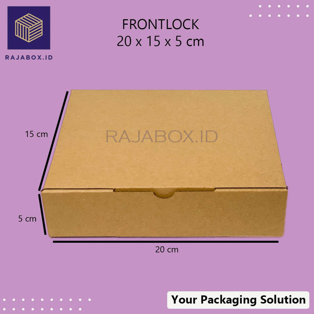Jual Kardus ukuran 20x15x5 cm Model Die Cut Box Kotak Packing Aksesoris ...