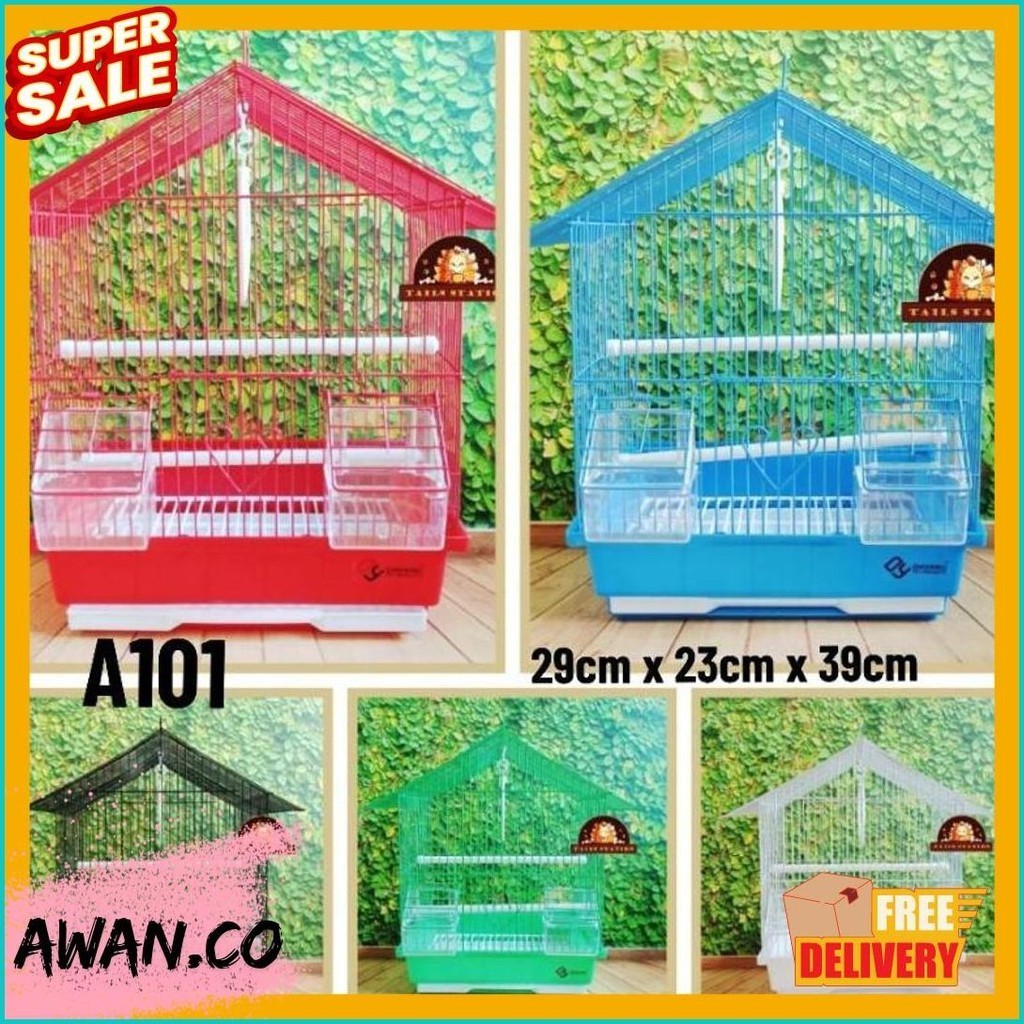Jual A101 A111 A112 A113 Kandang Sangkar Besi Burung Kenari Lovebird ...