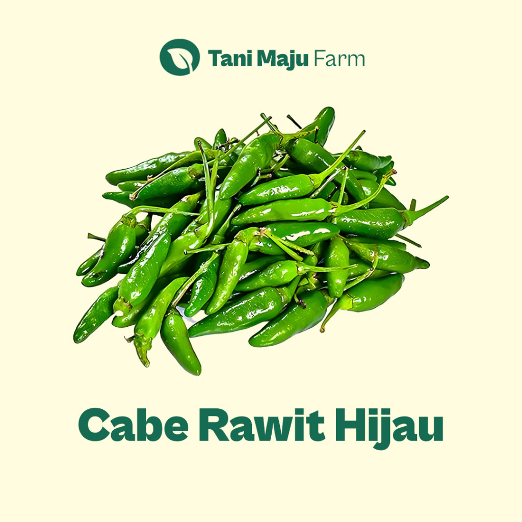 Jual Cabe Rawit Hijau Lombok Cabai Chili Fresh Organik (100 gram ...