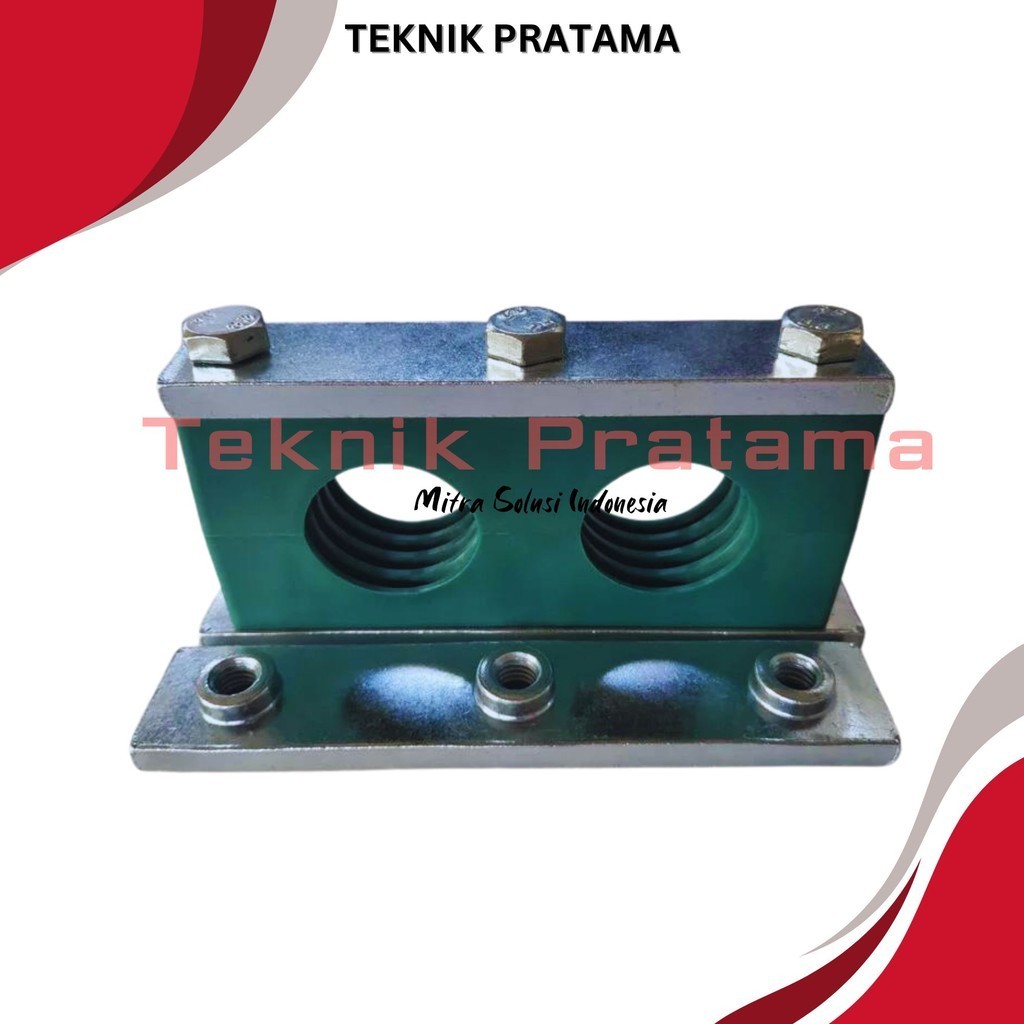 Jual 10 MM KLEM PIPA HEAVY DUTY DOUBLE HOLE / KlEM PIPA HIDRAULIC CLAMP ...