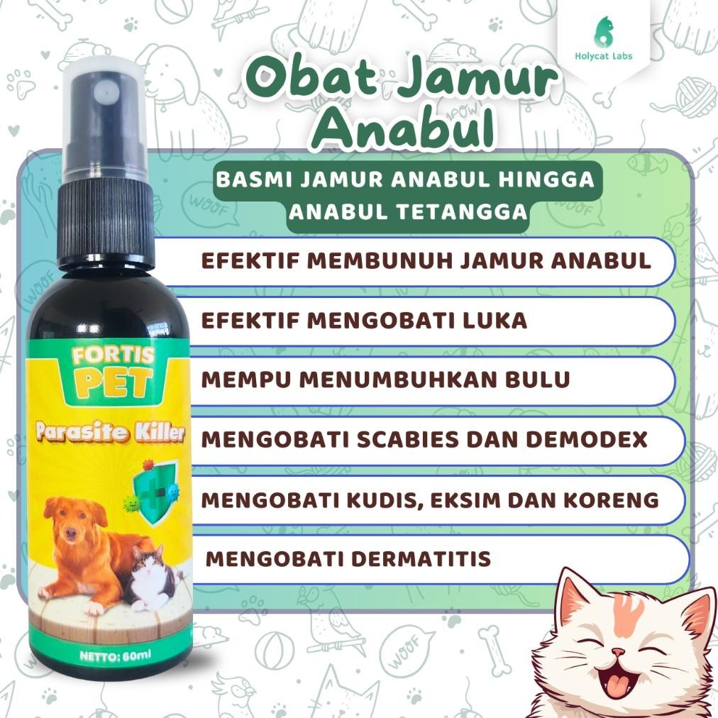 Jual At43 Fortis Spray 60 Ml | Obat Jamur Scabies Demodex Kudis Koreng ...