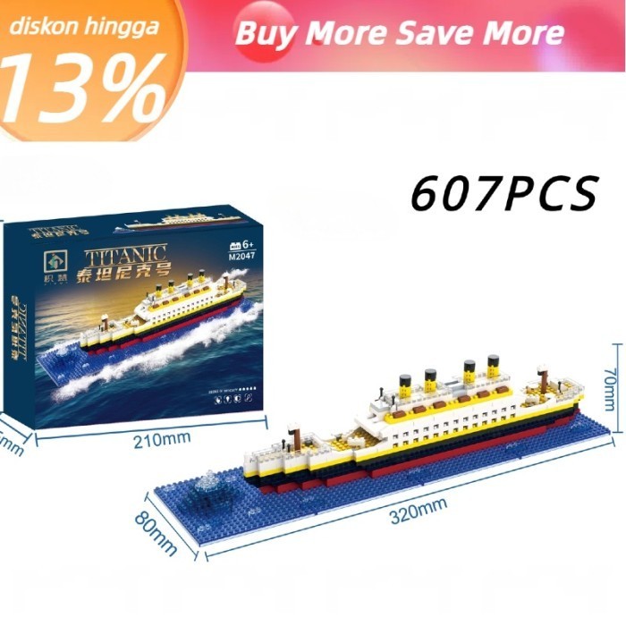 Jual Lego Bricks Titanic Nano Block Titanic Kapal Bricks Titanic Ship ...