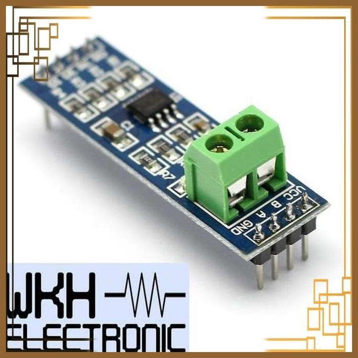 Jual [WKH] MAX485 TTL TO RS485 TO TTL RS-485 SERIAL MODULE CONVERTER ...