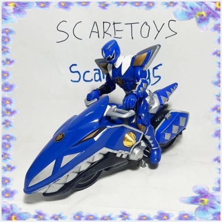 Jual [SCY] POWER RANGERS DINO THUNDER BLUE RAPTOR CYCLE - SENTAI ...