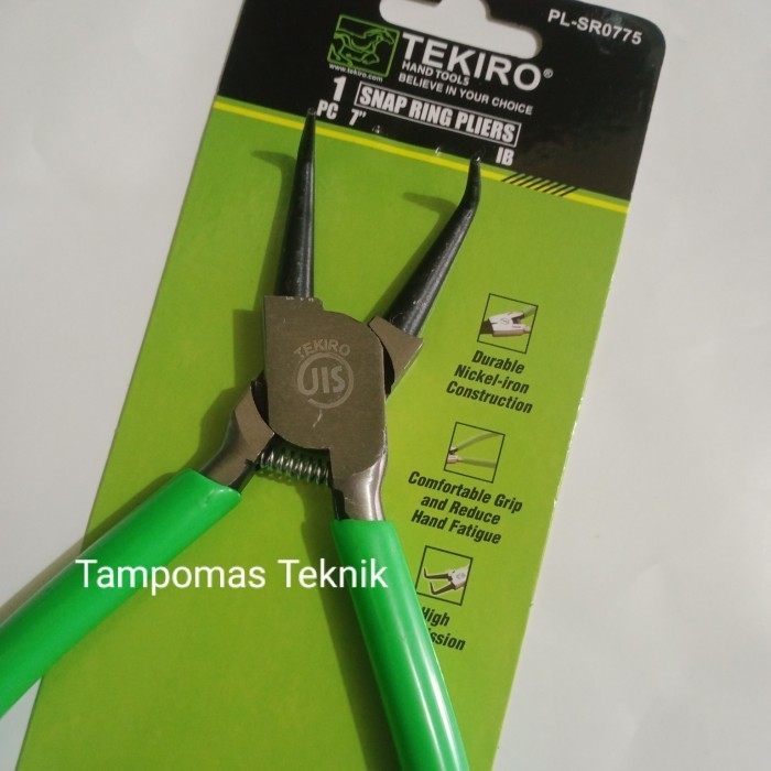 Jual Tang Snap Ring Tekiro 7" Bengkok Tutup Ib Tang Snapring Tekiro ...
