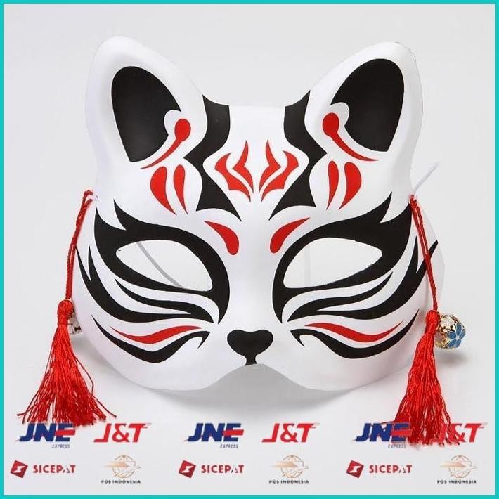 Jual BISMILLAH TOHK TOPENG KITSUNE FOX BUNKASAI JAPANESE FESTIVAL MASK ...
