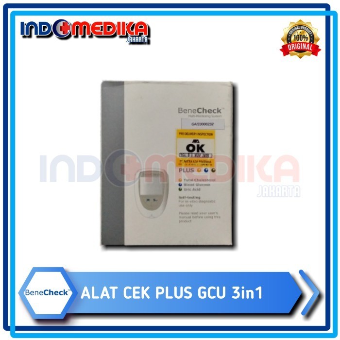 Jual Alat Benecheck 3in1 GCU Tanpa StripBeneCheck Alat Test Darah ...