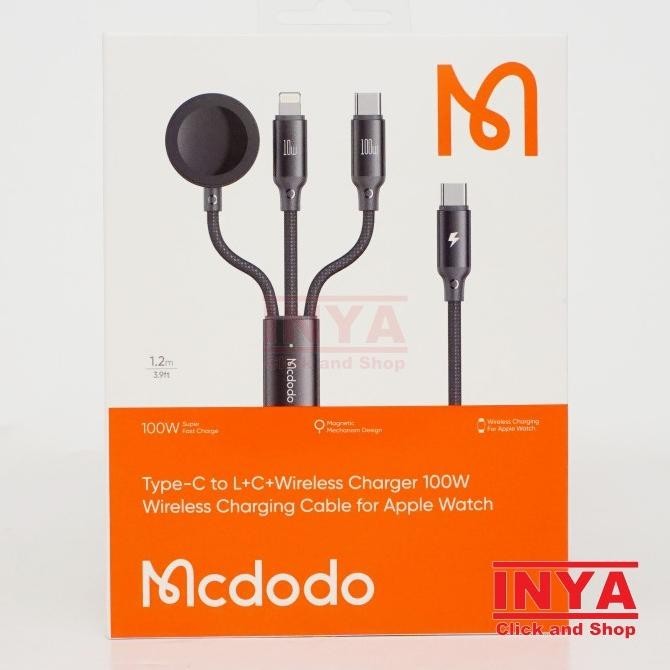 Jual Mcdodo CA-494 100W Type-C to Wireless Apple Watch Kabel multi ...