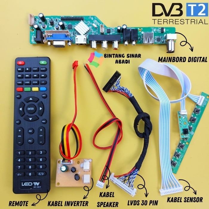 Jual Paket Komplit Mainboard Tv Digital 30 Pin | Shopee Indonesia