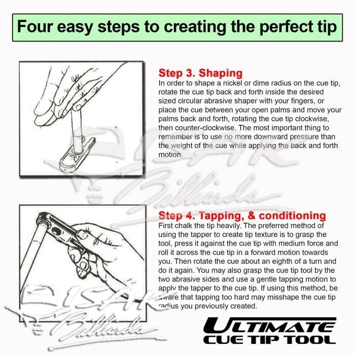 Jual Ultimate SLIM Cue Tip Tool - Multi 5 in 1 - Alat Rawat Stick ...