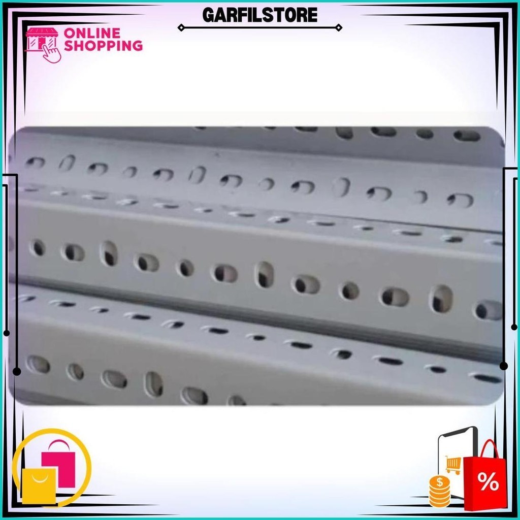 Jual Siku Lubang Besi/Rak Besi (Harga Pabrik) Full 1,15Mm Panjang 3 ...