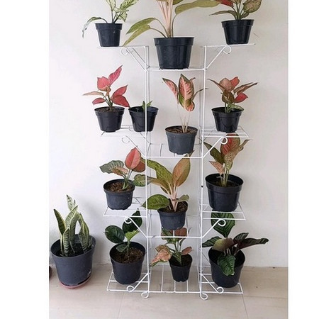 Jual Tinggi 1,2 Meter / Rak Pot Bunga Besi / Rak Bunga Minimalis ...