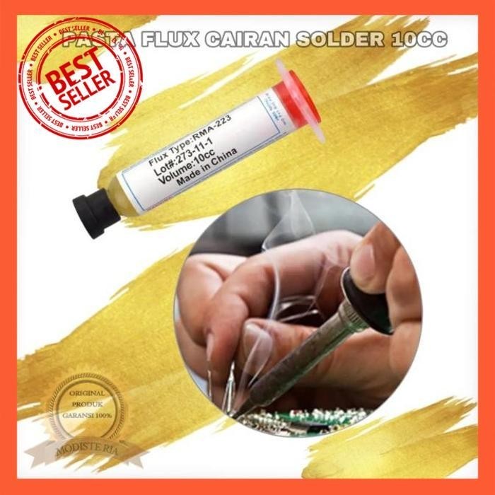 Jual | MDT | PASTE / PASTA FLUX SOLDER CAIRAN 10CC | Shopee Indonesia
