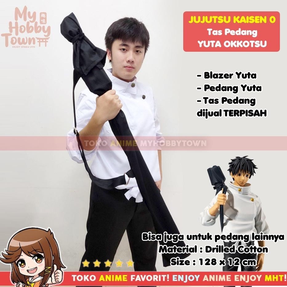 Jual PROMO Tas Sarung Pedang Hitam Yuta Okkotsu Jujutsu Kaisen gs-56 ...