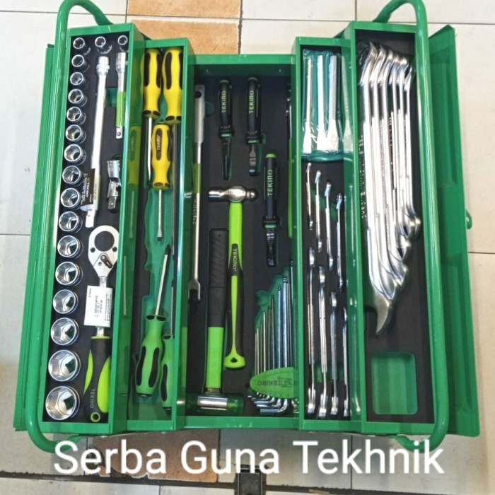 Jual Terlaris Kunci Sock 66 Pcs Tekiro Tools Box Set Mekanik Tool Bok Perkakas | Shopee Indonesia