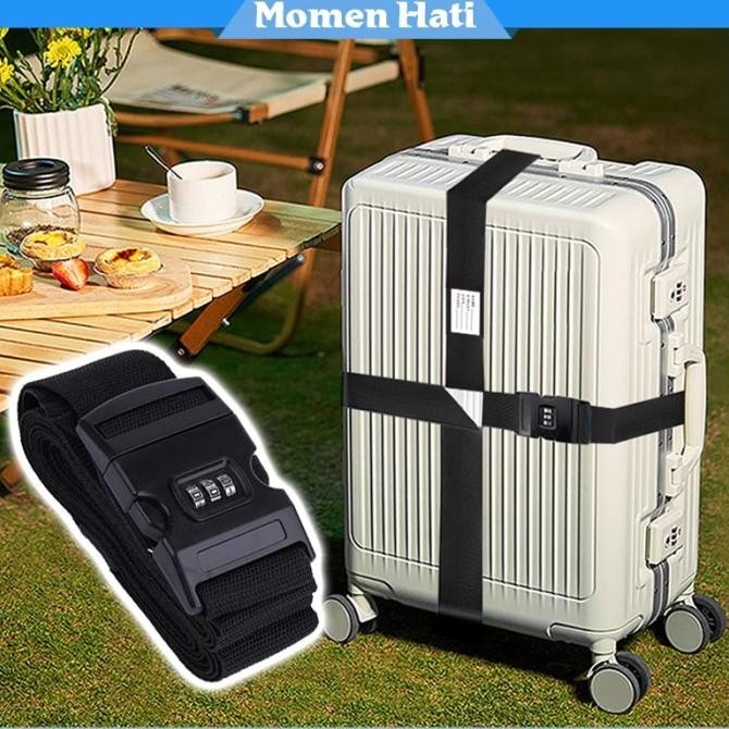Jual Luggage Strap With Lock Untuk Koper Berukuran 20 Hingga 32 Inci ...