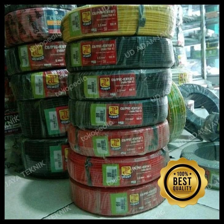 Jual Kabel Jembo Nyaf 2,5Mm 100M | Shopee Indonesia