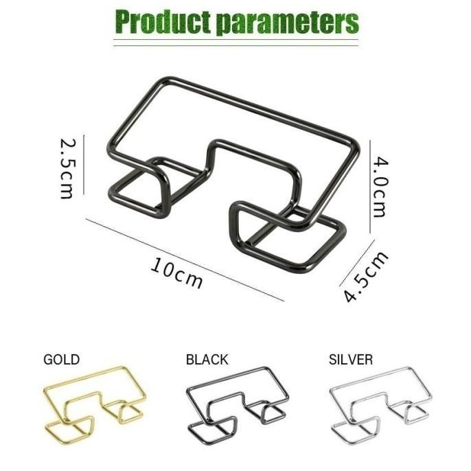 Jual Premium Stand Card Holder Tempat Display Kartu Nama Meja Besi Unik ...