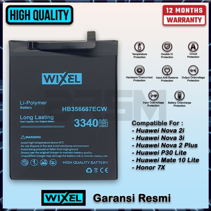 Jual Wixel Battery Huawei Nova 2I / 3I / 2 Plus Hb356687Ecw Baterai Double Power Batre Batrai Hp ...