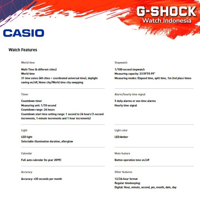 Jual Casio General Ae-1000W-1Avdf Ae-1000W Ae-1000 Ae1000W Ae 1000W | Shopee Indonesia