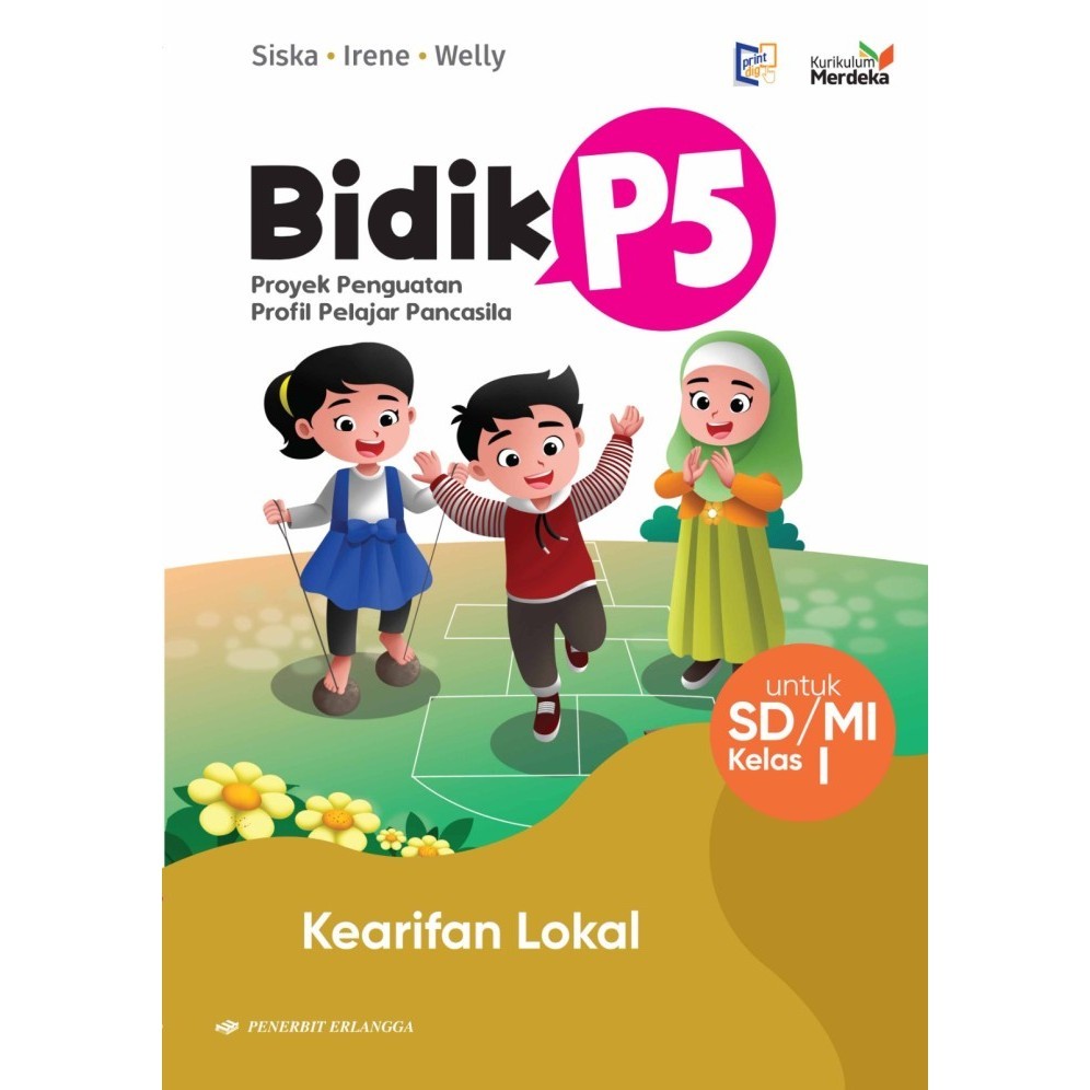 Jual 0023700360 - BUKU ERLANGGA BIDIK P5: KEARIFAN LOKAL SD /MI KELAS 1 KURIKULUM MERDEKA BARU ...