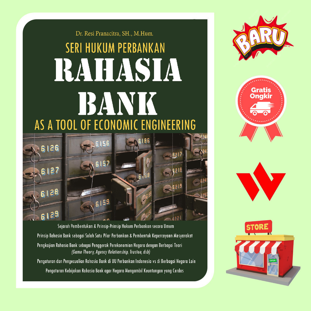 Jual Buku Seri Hukum Perbankan Rahasia Bank As A Tool Of Economic ...