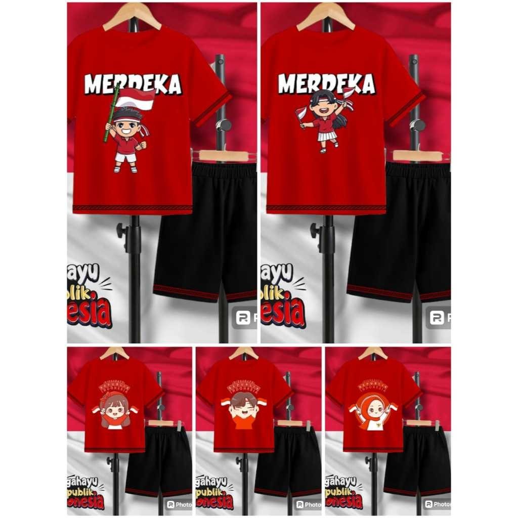 Jual Baju Setelan Anak Merah Putih Ank Murah Pakaian Buju Dan Celana ...
