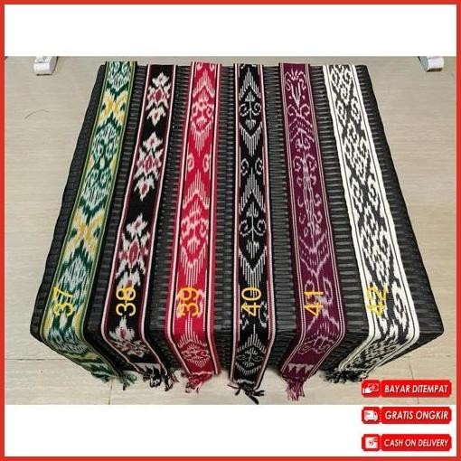 Jual Extra Syal Tenun Ethnic Termurah Motif Dayak Kalimantan Sulawesi ...