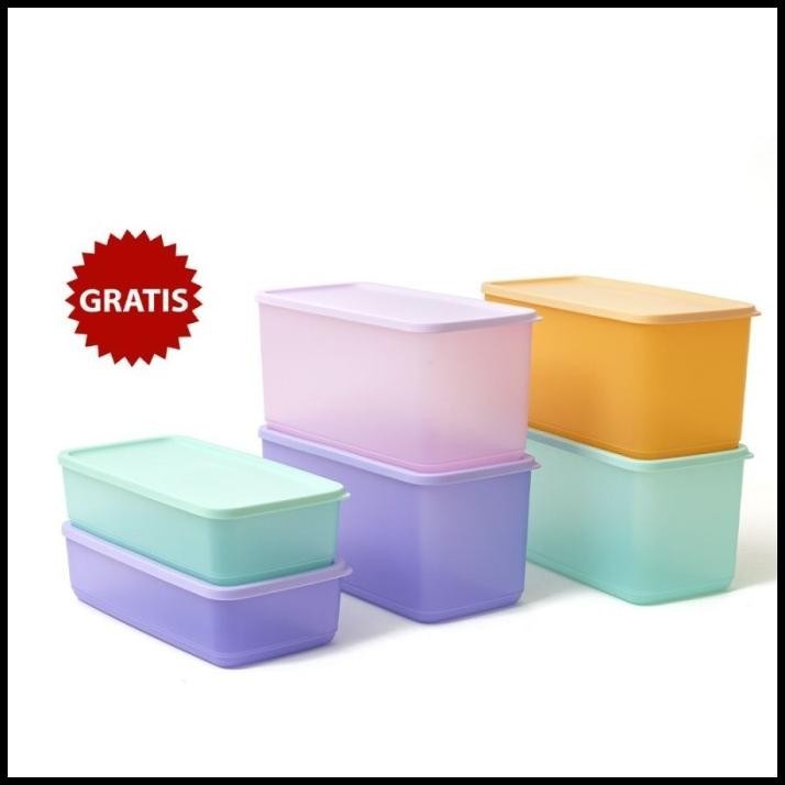 Jual Tupperware Funtastic Four 3.1L (4) With Gif | Shopee Indonesia