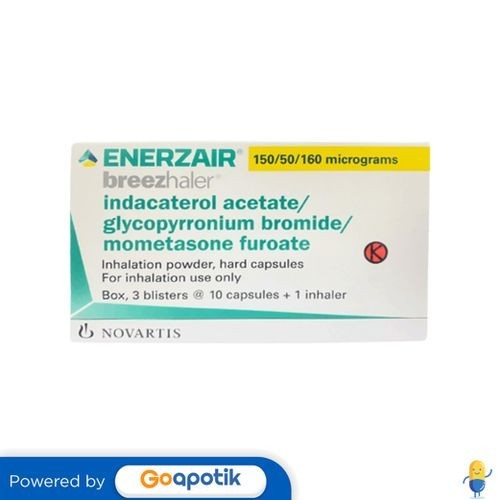 Jual ENERZAIR BREEZHALER BOX 30 KAPSUL + 1 INHALER | Shopee Indonesia