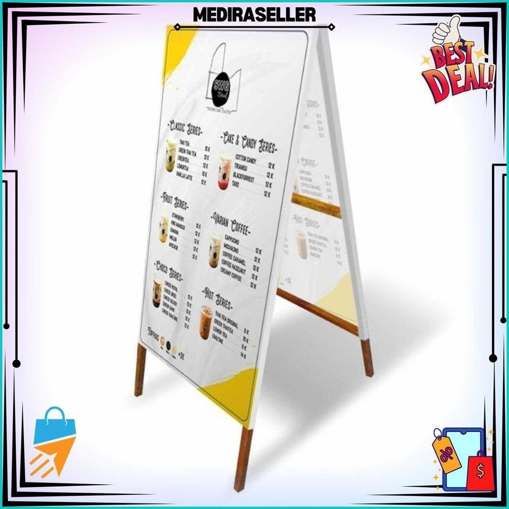 Jual Stand Banner - Standing Banner Lipat Menggunakan Engsel 2 Sisi ...