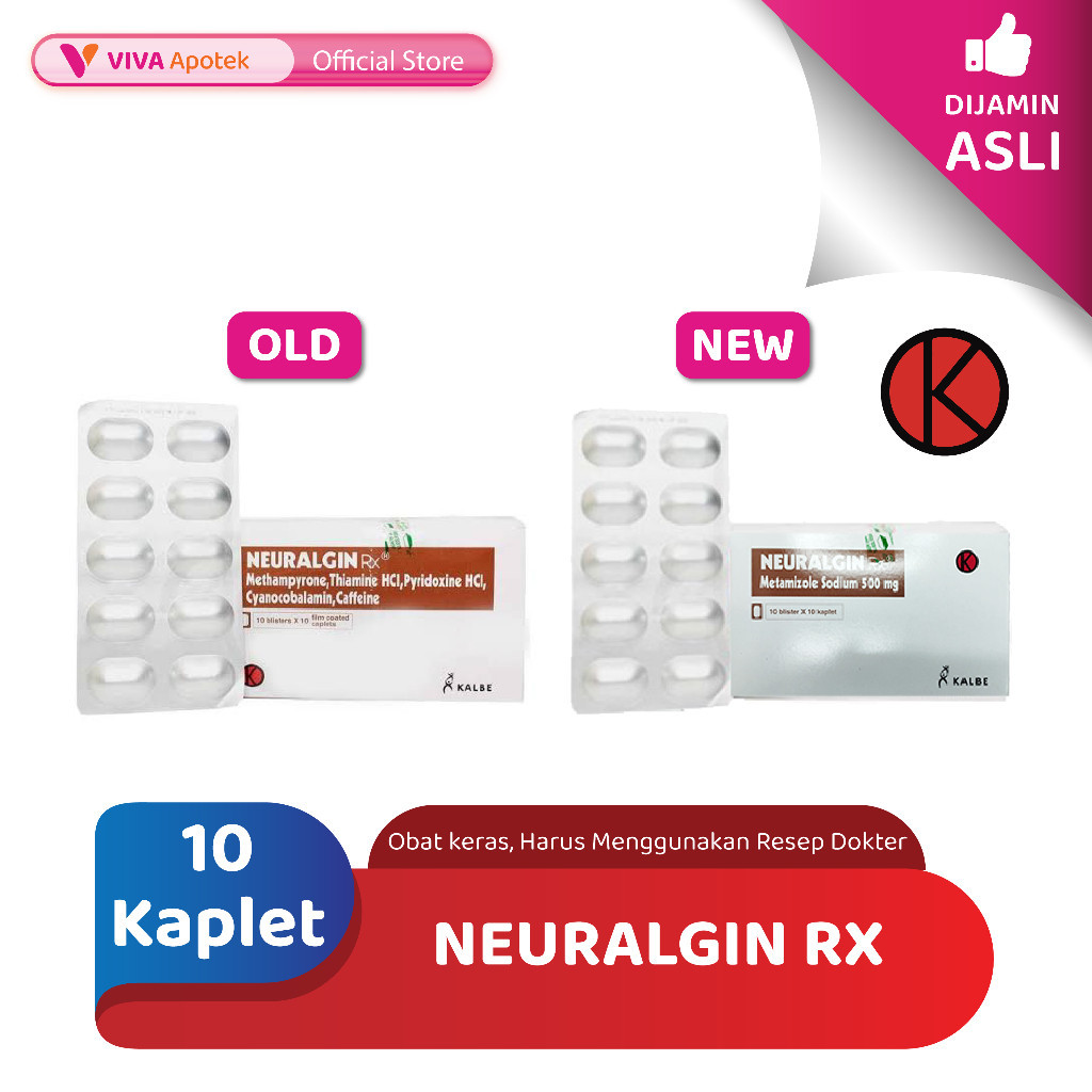 Jual Neuralgin Rx 500 mg (10 Kaplet) | Shopee Indonesia