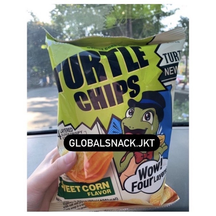 Jual STOK TERBATAS Kobuk Chips Korean Snack Turtle Rasa Corn Soup ...