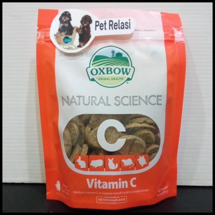 Jual Vitamin Hamster Oxbow Natural Science Vitamin C 120Gr | Shopee ...