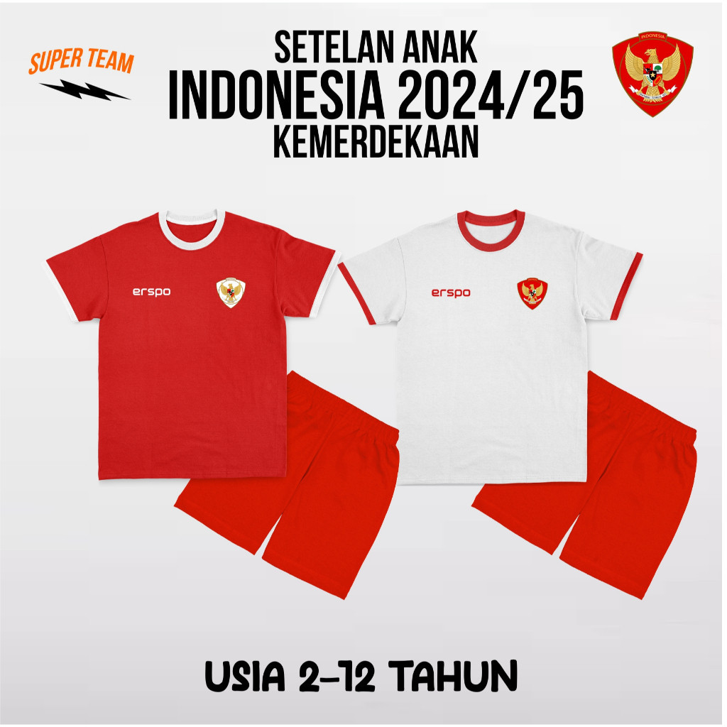 Jual Set Anak Selamat Merdeka Paling Baru 2024 Setelan Anak Merah Putih ...