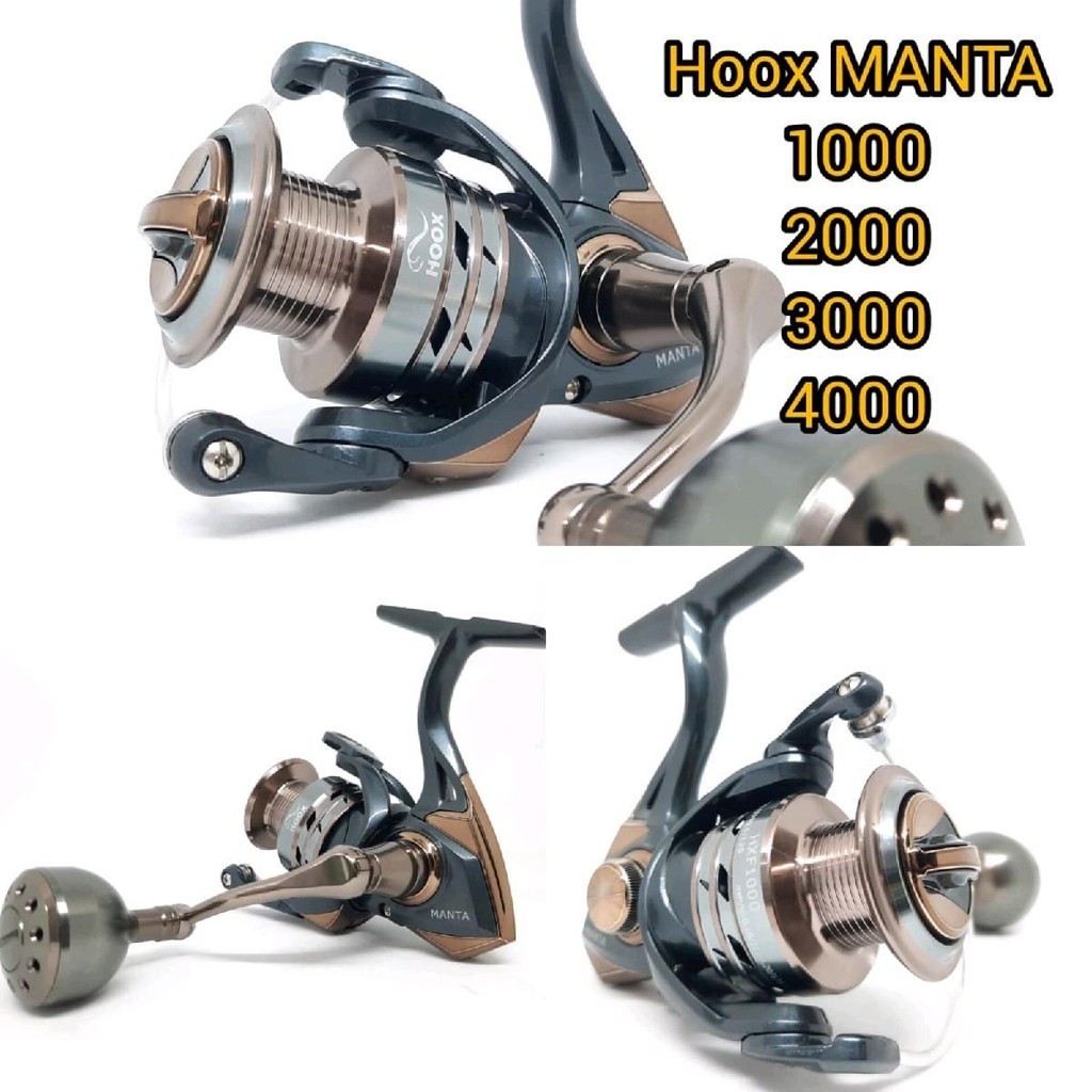 Jual REEL SPINNING HOOX MANTA HXF1000 I HXF2000 I HXF3000 I HXF4000 ...