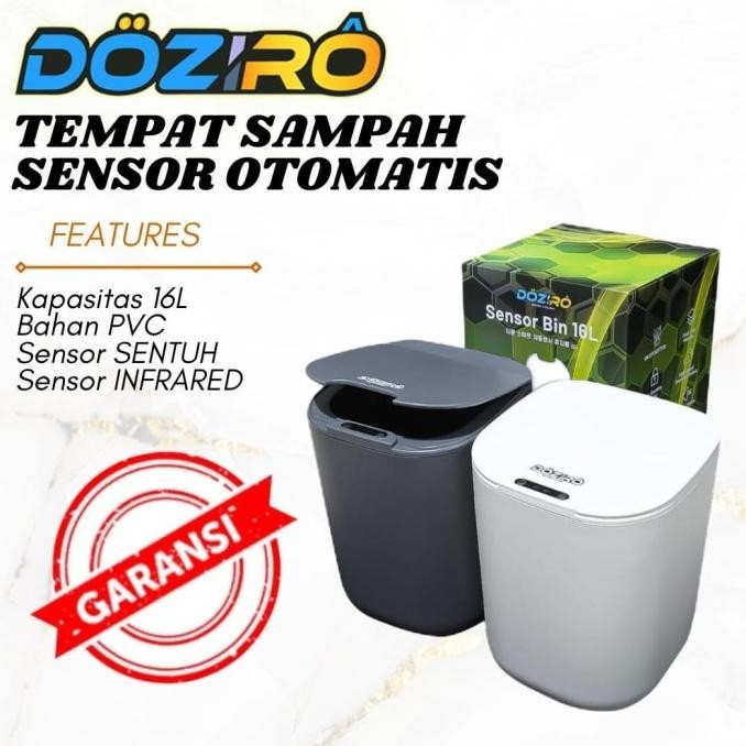 Jual TEMPAT SAMPAH SENSOR OTOMATIS 16L Smart Touchless Trash Bin ...