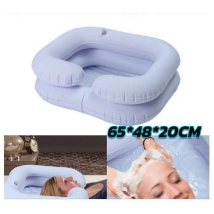 Jual Portabel Inflatable Sink Pvc Shampoo Basin Wash Baskom Cuci Rambut ...