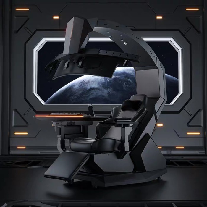 Jual Cluvens T2 Throne Workstation Computer Cockpit | Shopee Indonesia