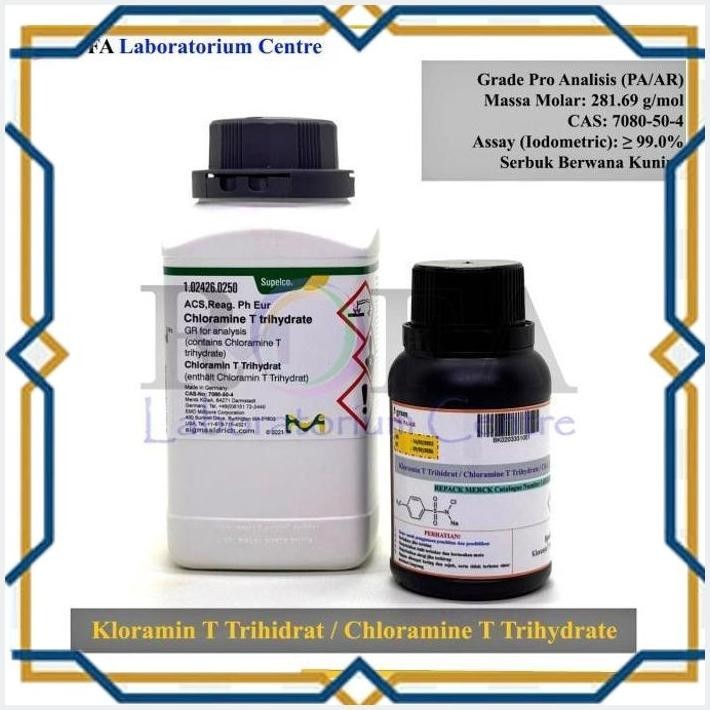 Jual [ROF] KLORAMIN T TRIHIDRAT / CHLORAMINE T TRIHYDRATE 1 GRAM ...