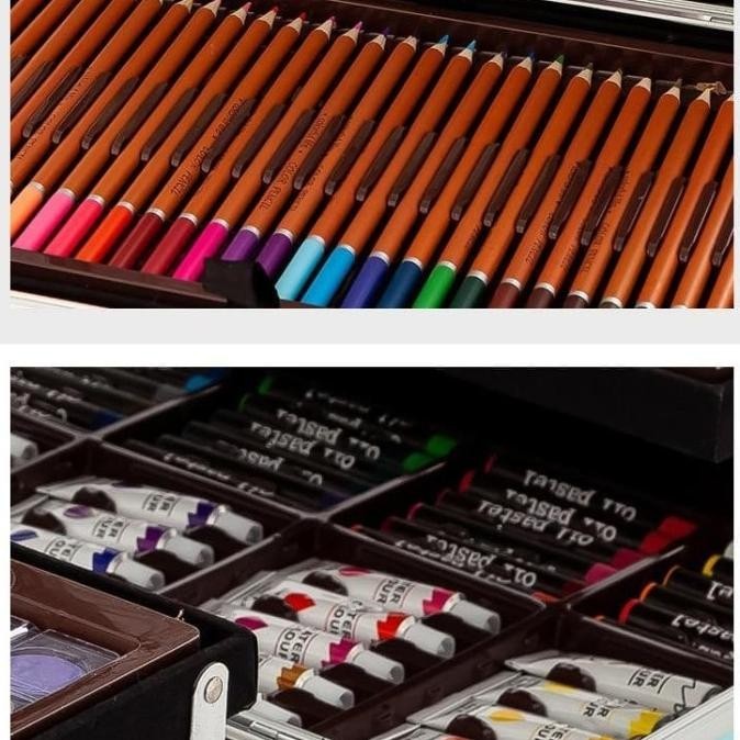 Jual CRAYON ART SET / KOPER SET CRAYON MEWARNAI / ALAT LUKIS ANAK ...