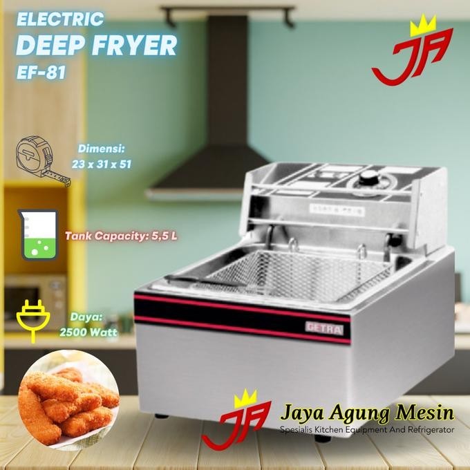 Jual BEBAS ONGKIR - GETRA ELECTRIC DEEP FRYER/PENGORENGAN LISTRIK/ EF ...
