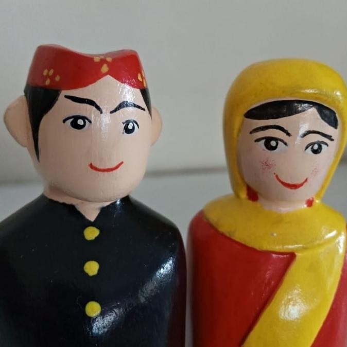 Jual Boneka Kayu Ondel-ondel abang nonton Betawi 12 cm x 4 cm | Shopee ...